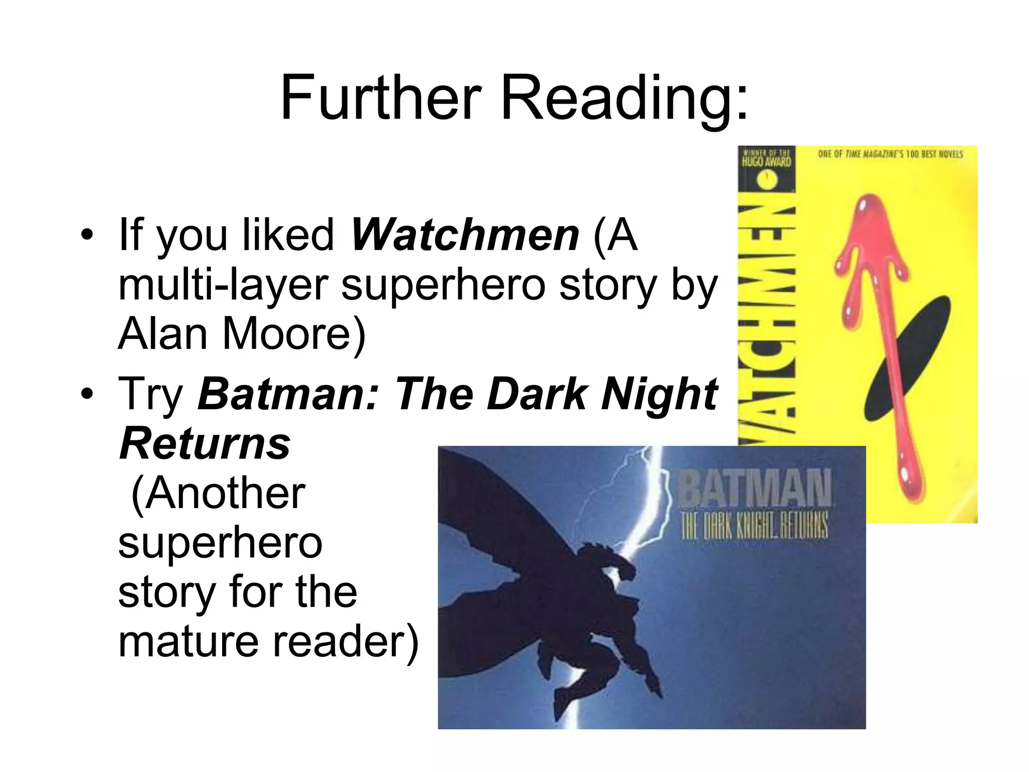 Introduction to graphic novels | PPTX