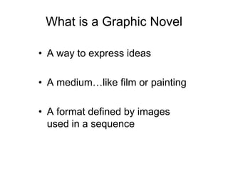 Introduction to graphic novels | PPT