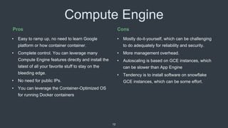 Introduction to Google Cloud Services / Platforms | PPTX