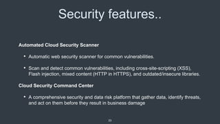 Introduction to Google Cloud Services / Platforms | PPTX