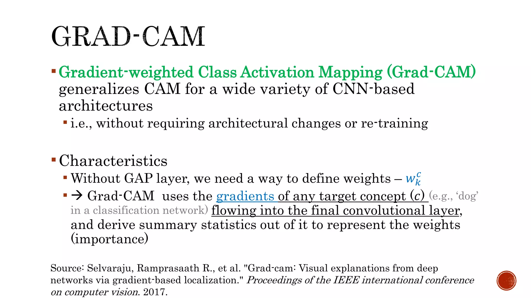 Introduction to Grad-CAM (short version) | PPTX