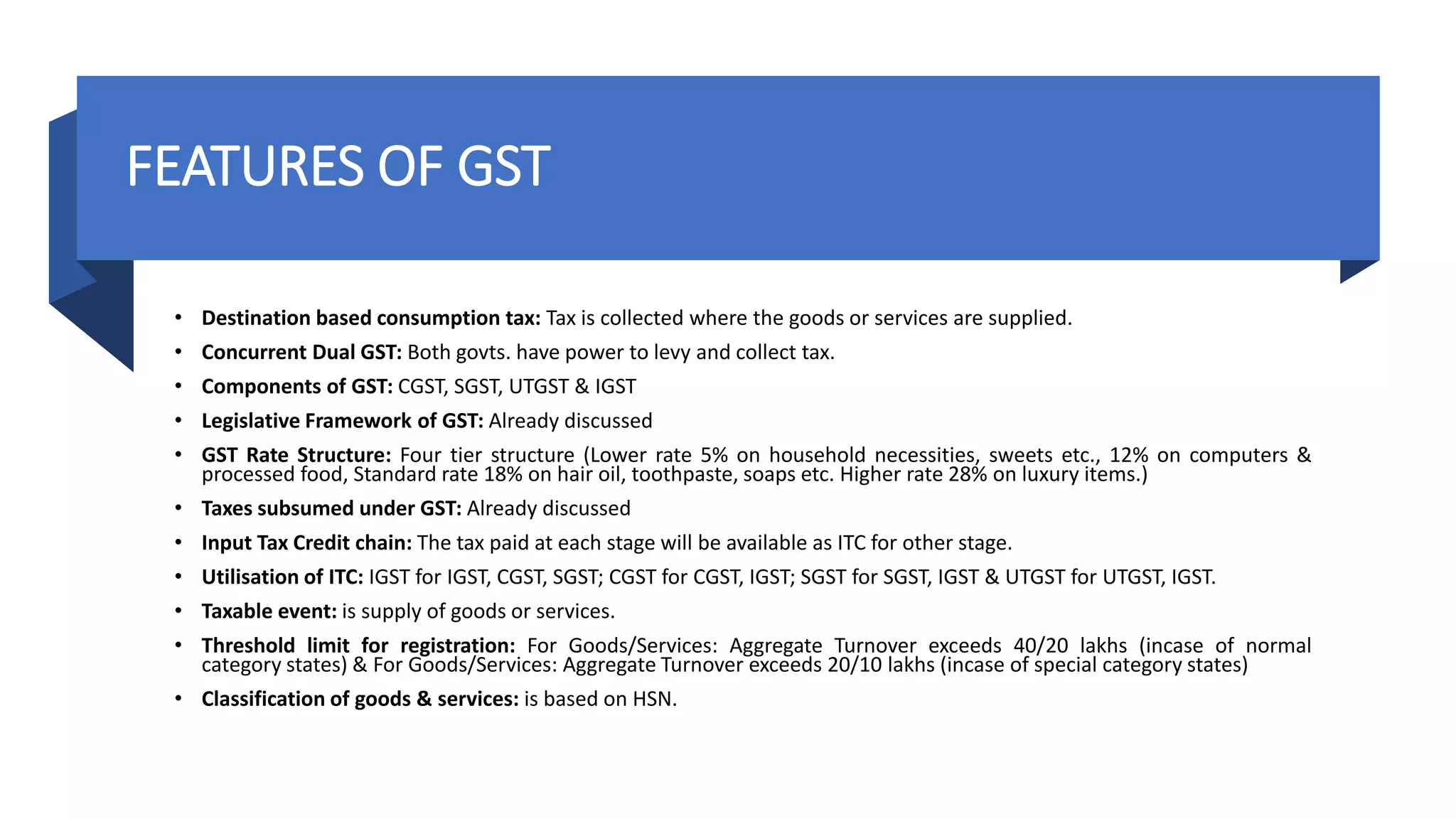 Introduction of GST | PPTX