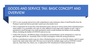 Introduction of GST | PPTX