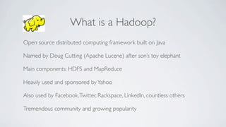Intro to Hadoop | KEY