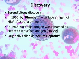 Hepatitis B virus - HBV - Introduction | PPTX