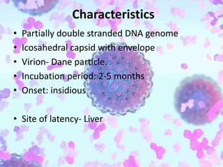 Hepatitis B virus - HBV - Introduction | PPT