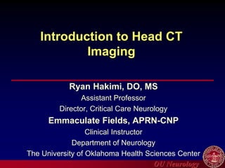 Intro Head CT.ppt