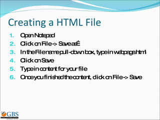 Intro Html | PPT