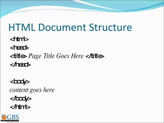 Intro Html | PPT