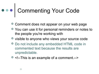 Comprehensive Introduction to HTML and Web Page Creation Techniques | PPT