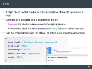 introduction to_HTML_CSS_presentationpreso.ppt