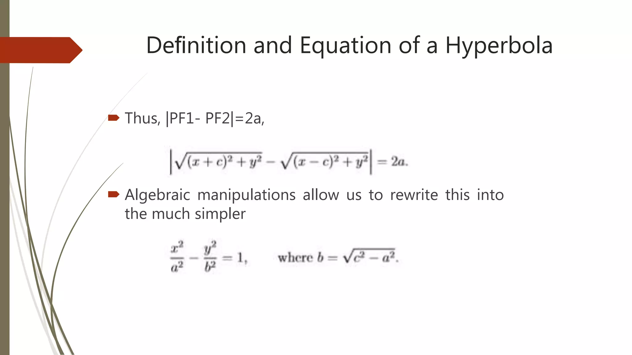 Hyperbola (Introduction) | PPTX
