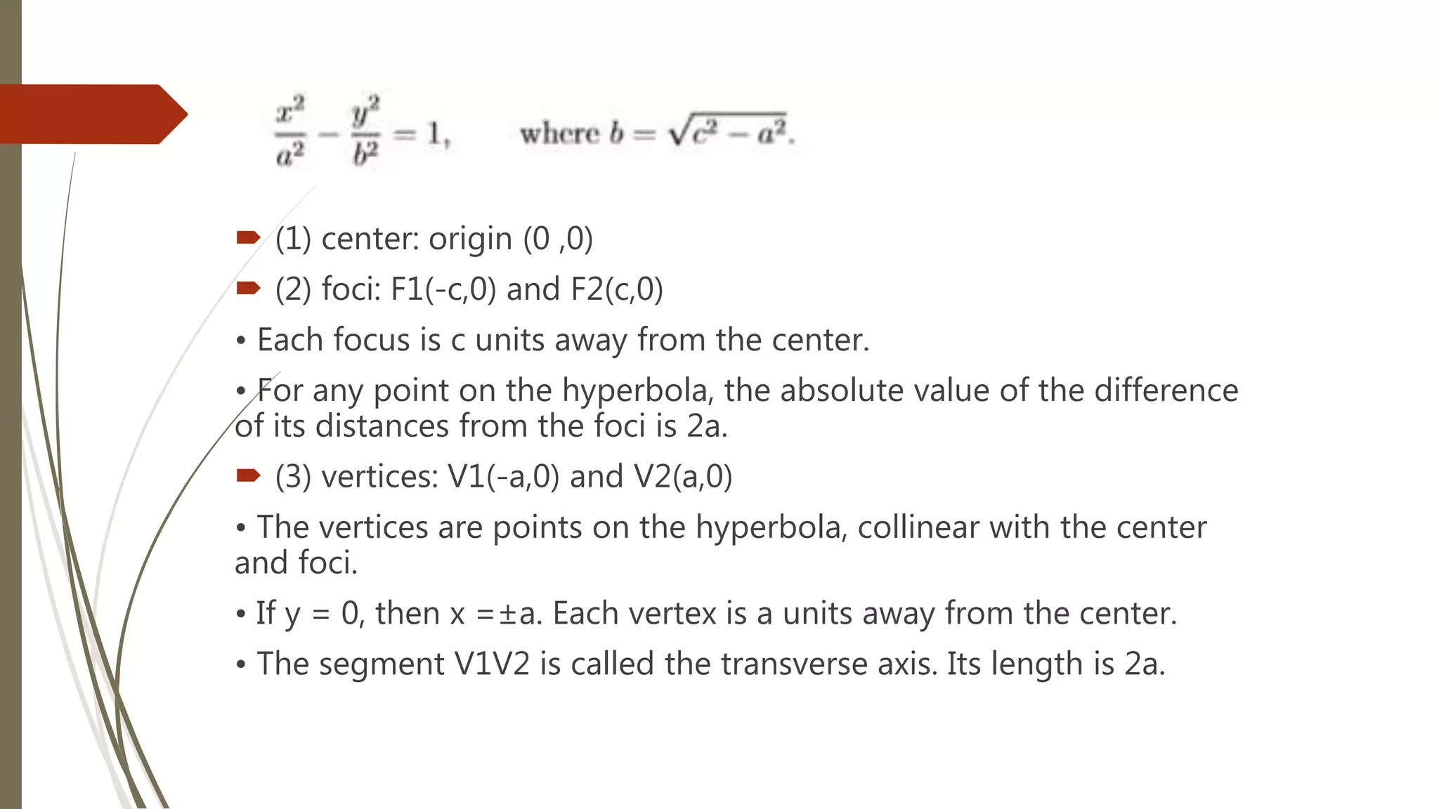Hyperbola (Introduction) | PPTX