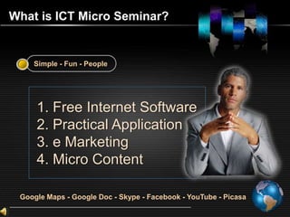 Intro Ict Micro Seminar Erik Voice | PPTX | Internet | Computing