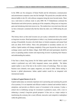 Intro indian capital market | PDF