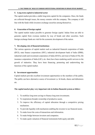 Intro indian capital market | PDF