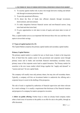 Intro indian capital market | PDF