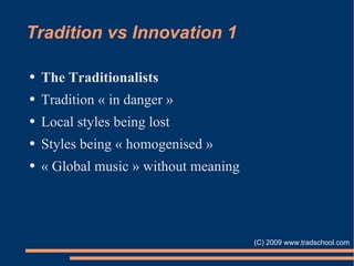 Introduction to Irish Traditional Music with Tradschool | ODP