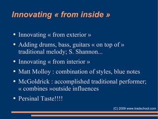 Introduction to Irish Traditional Music with Tradschool | ODP