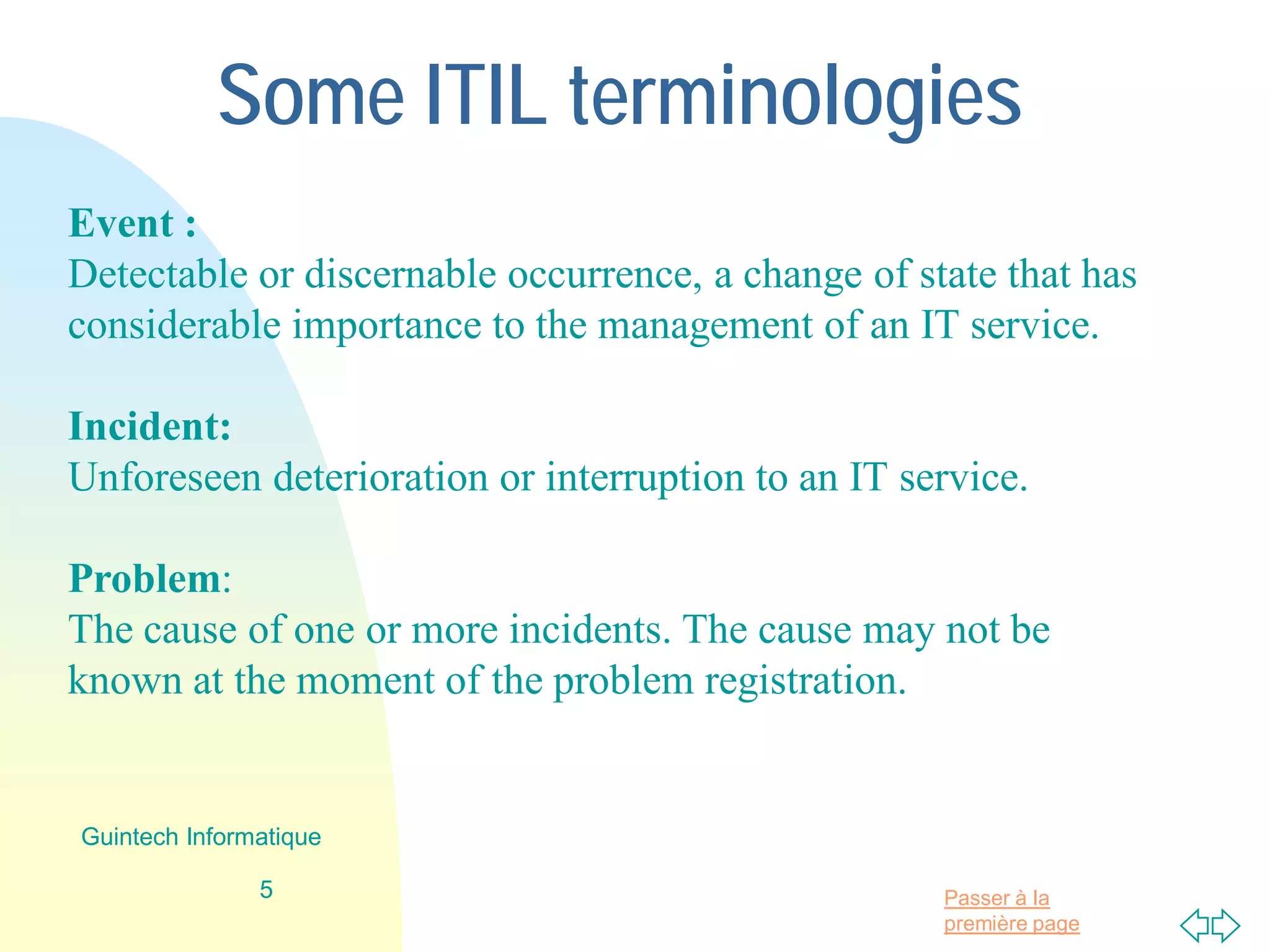 Introduction to ITIL | PPT