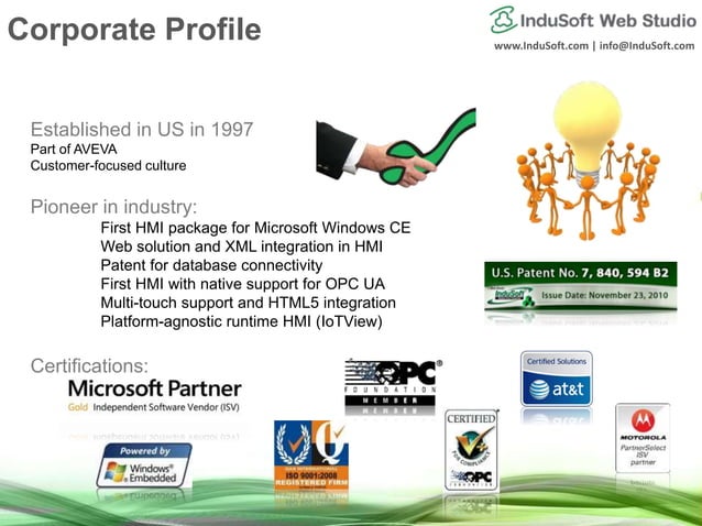 Introduction to InduSoft Web Studio 8.1 + SP3 | PPTX | Operating Systems | Computer Software and ...