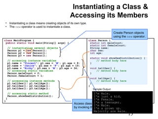 encapsulation and abstraction | PPT