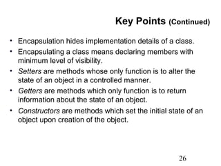 encapsulation and abstraction | PPT