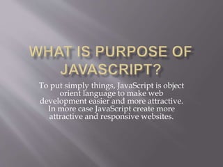 Introduction To JavaScript | PPT