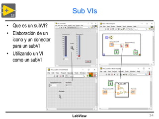 introducción al programa Labview para principiantes | PDF