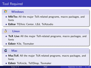 Introduction to LaTex | PDF