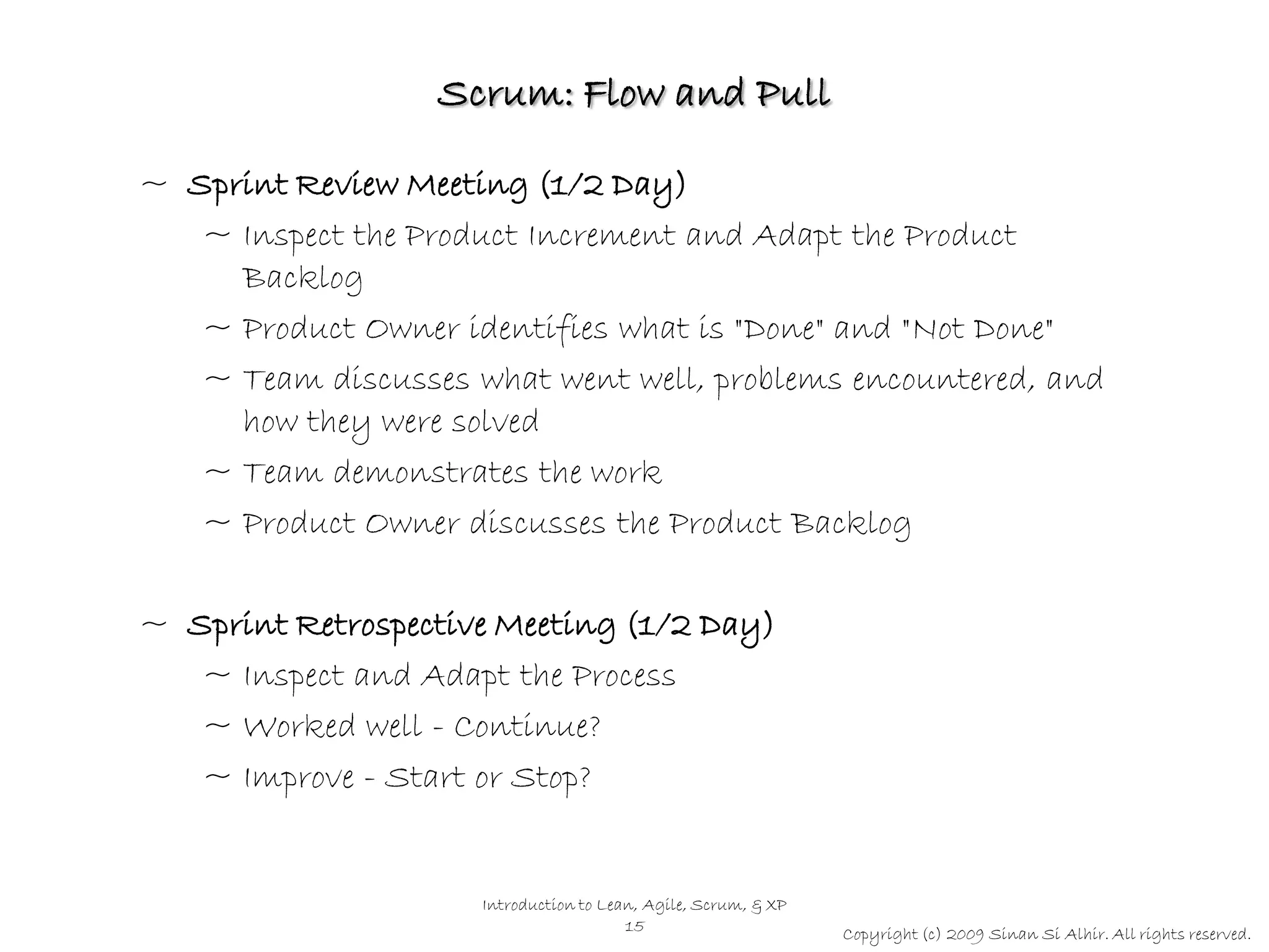 Introduction To Lean Agile Scrum And Xp Pdf