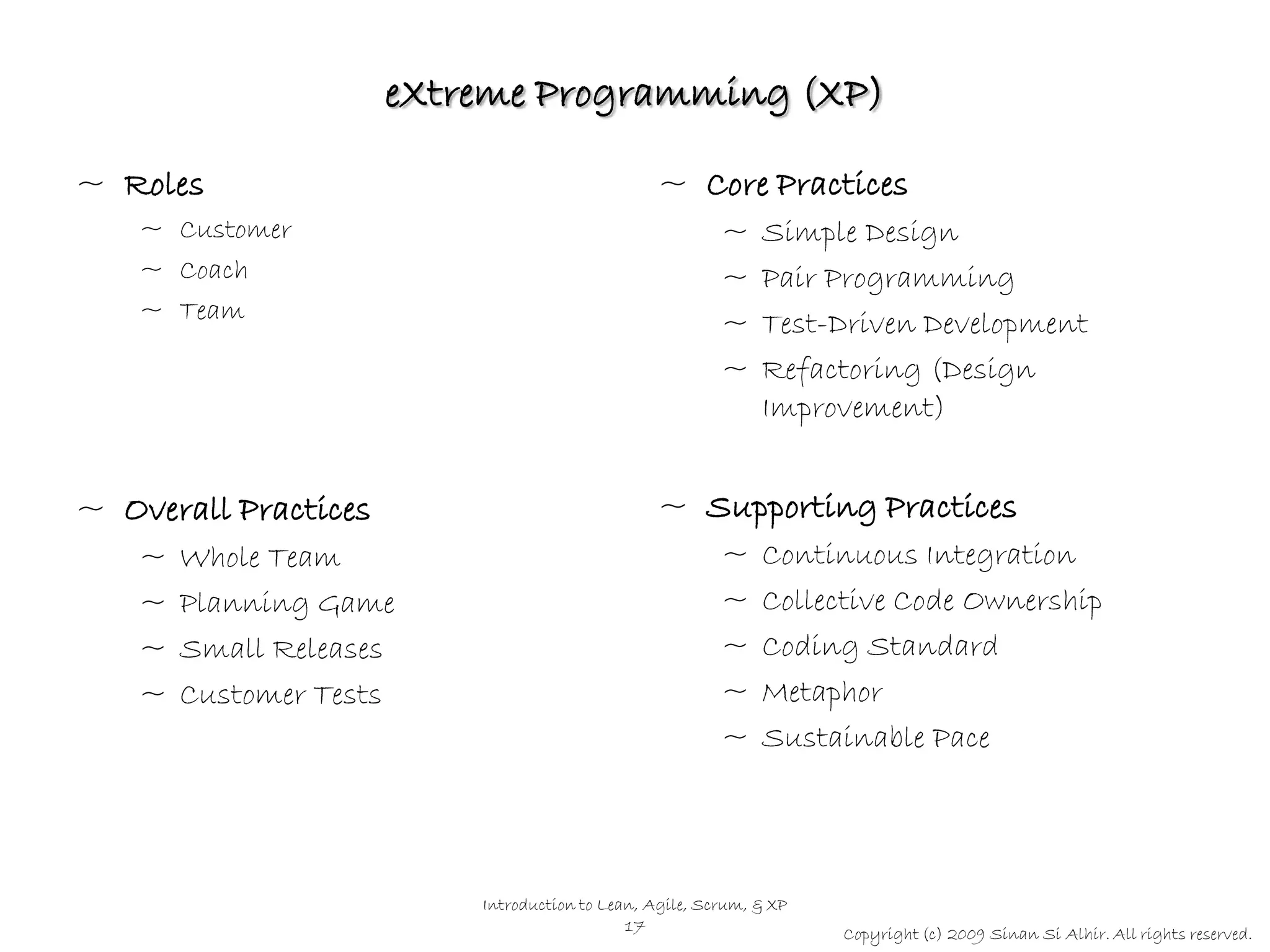 Introduction To Lean Agile Scrum And Xp Pdf