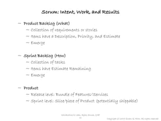 Introduction to Lean, Agile, Scrum, & XP | PDF