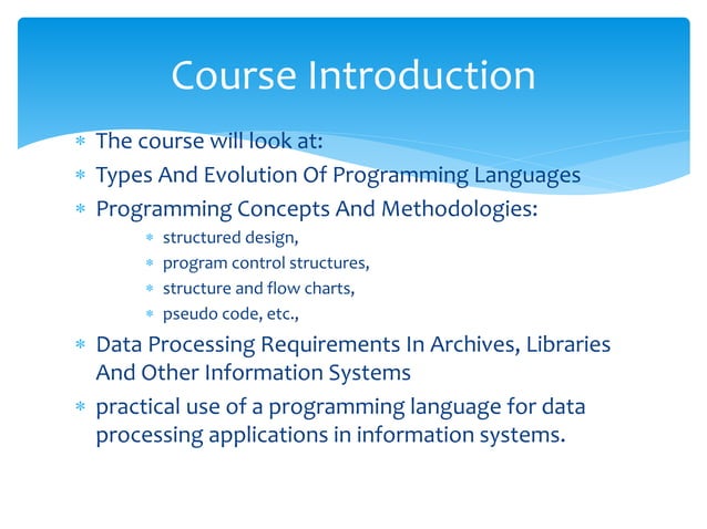 Intro Lecture Infs429 Ppt