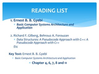 Intro lecture infs429 | PPTX