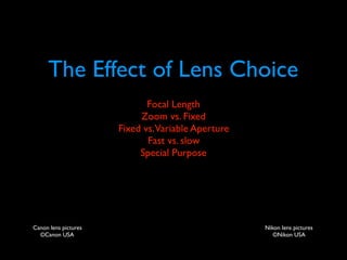 Intro to Lens Choice | PPT