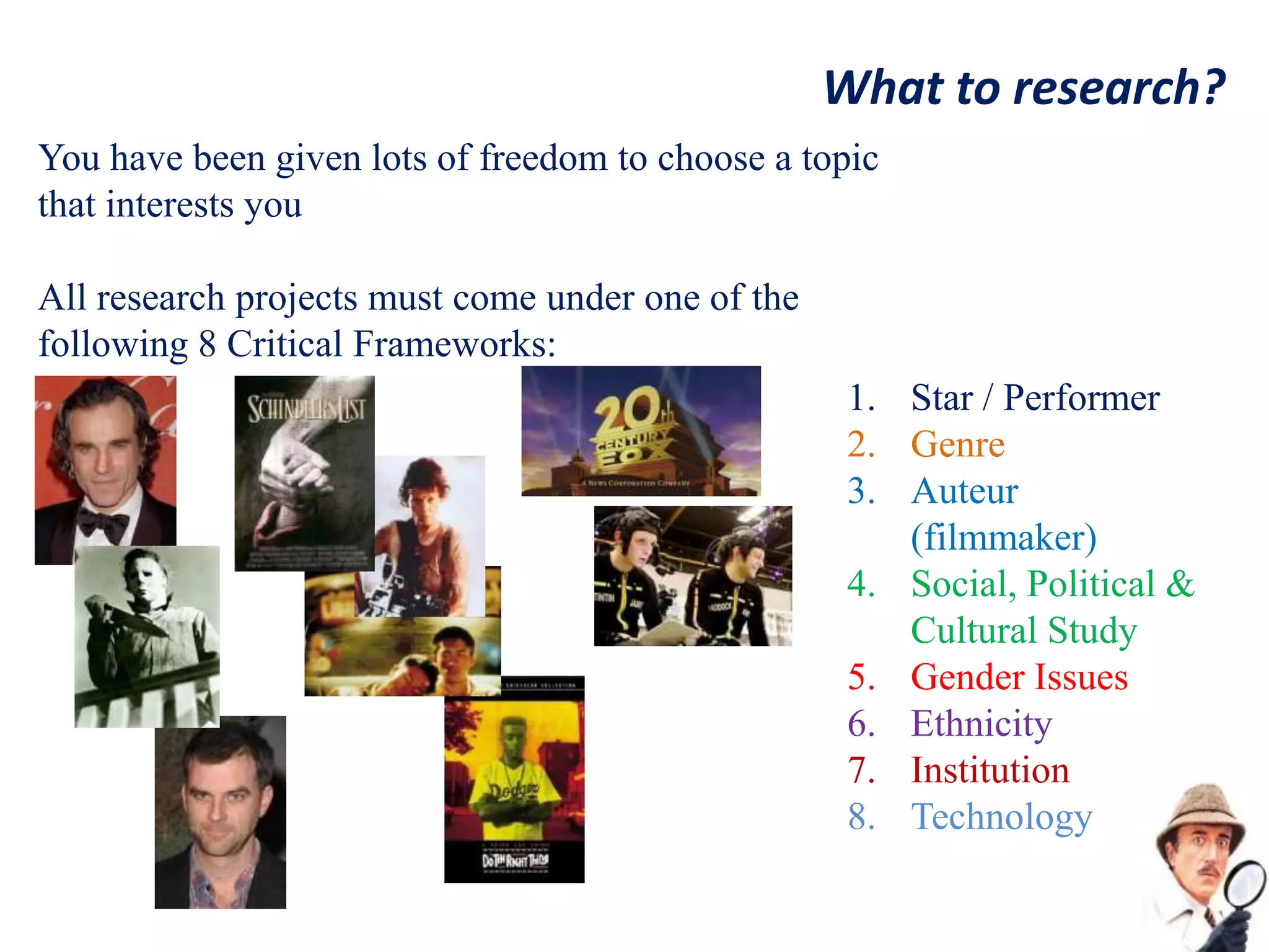 Intro lesson & Punch Drunk Love Research Task | PPTX