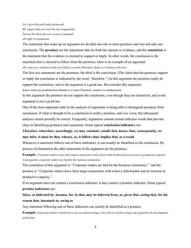 Intro logicnote ch 1 | PDF