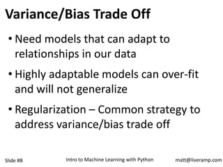 Introduction to Machine Learning with Python and scikit-learn | PPT