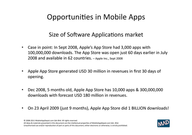The MAD Program : Creating an Ecosystem for Mobile Application ...