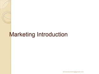 Marketing Management-Intro | PPT