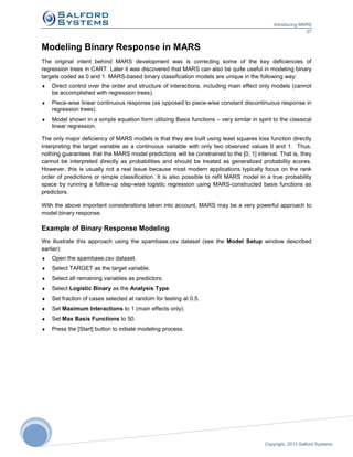SPM User's Guide: Introducing MARS | PDF