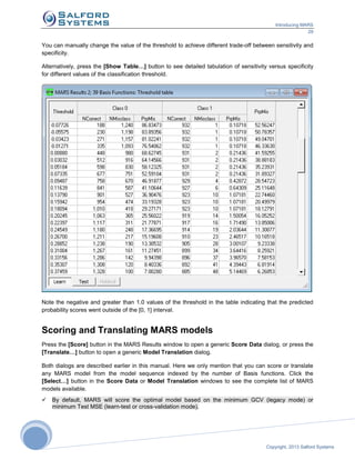 SPM User's Guide: Introducing MARS | PDF