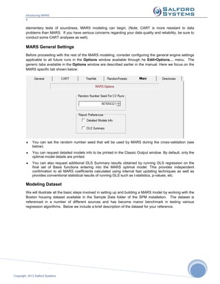 SPM User's Guide: Introducing MARS | PDF