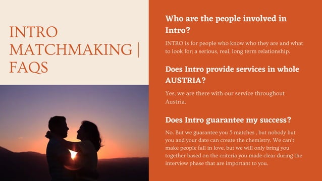 Intro matchmaking introduction | PPT