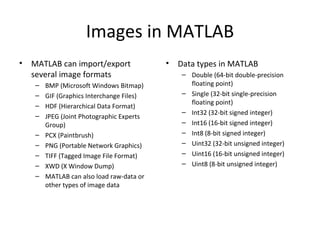 Intro matlab and convolution islam | PPT