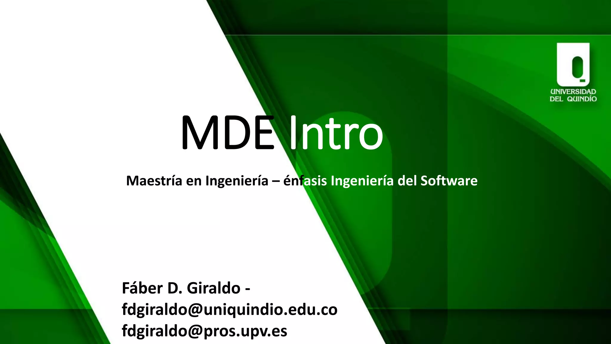 Introduction to MDE | PDF