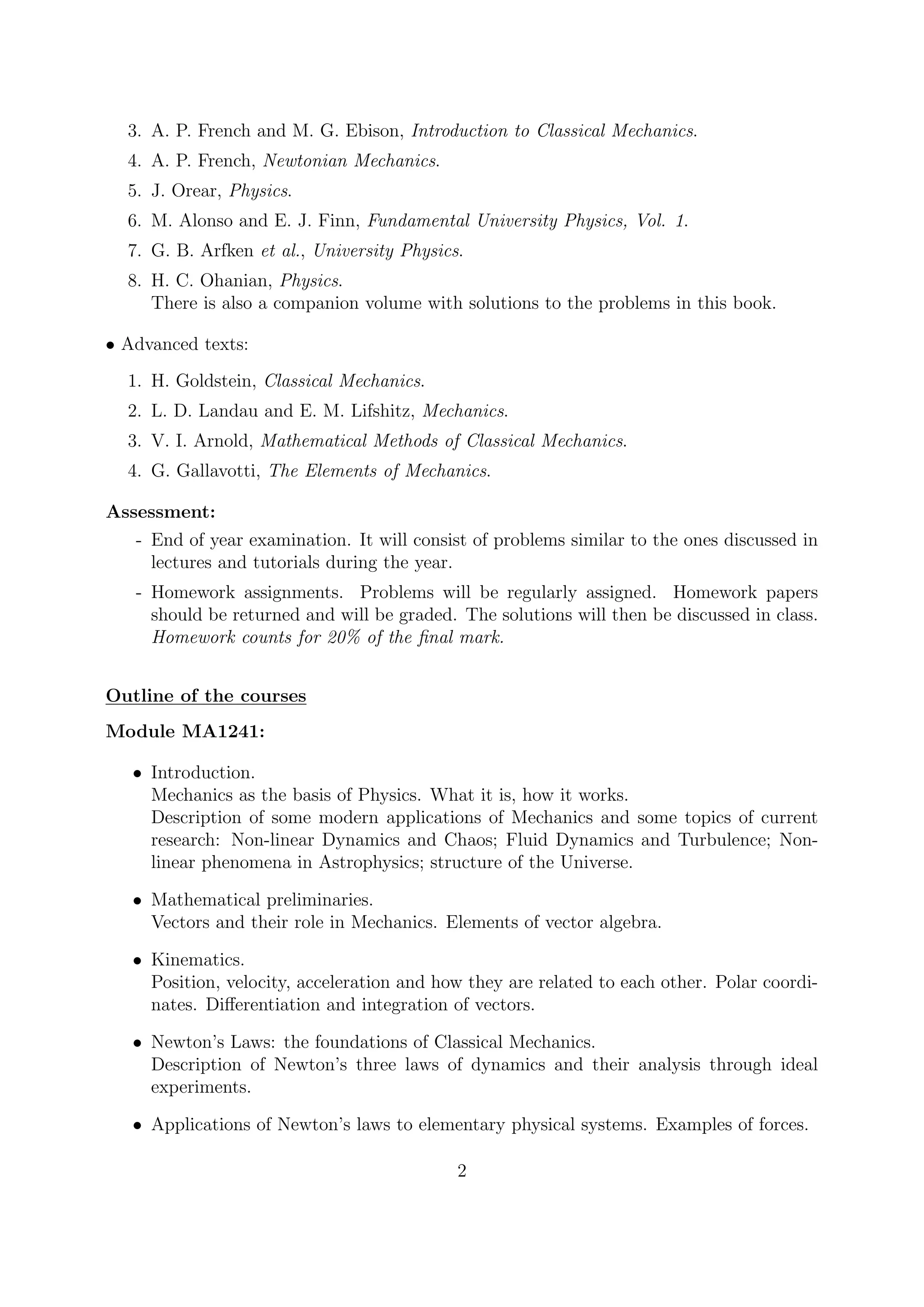 Intro mechanics | PDF