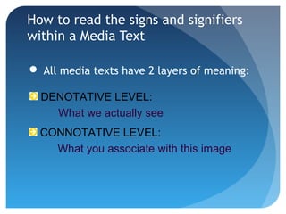 Media Language - semiotics incl Goffman | PPT