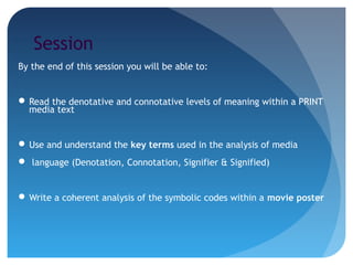 Media Language - semiotics incl Goffman | PPT